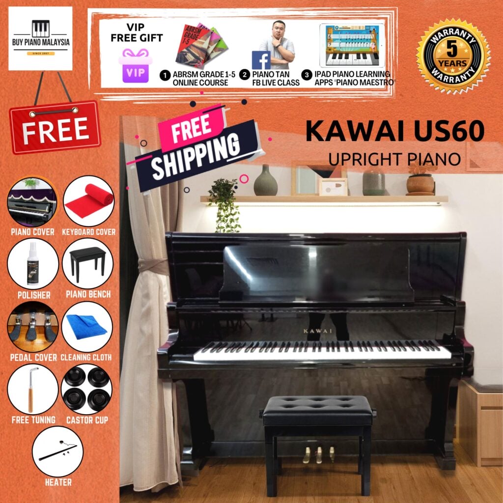 Kawai US60 Upright Piano – BPM Piano Signature
